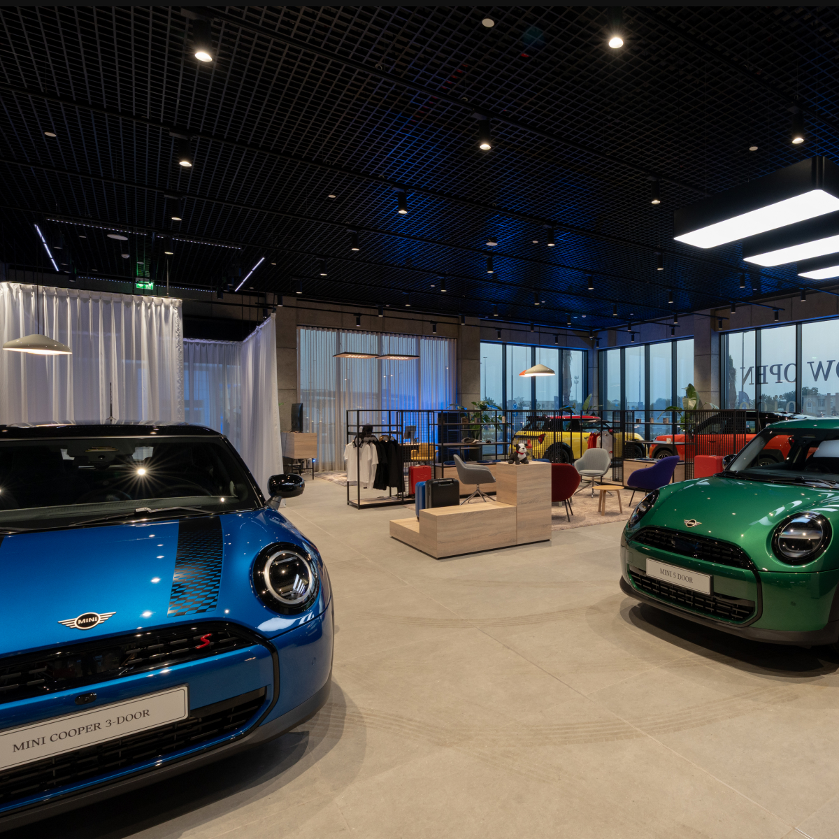 bmw showroom - ideolux portfolio